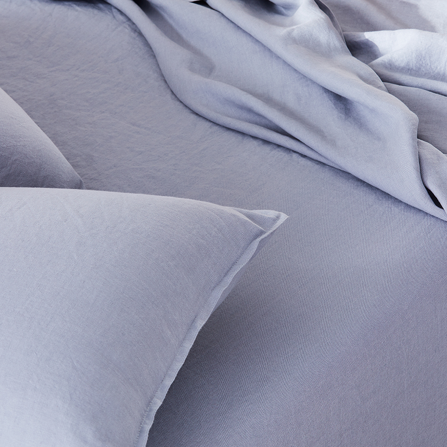 Vintage Washed Linen Blue Dust Sheet Separates | Adairs
