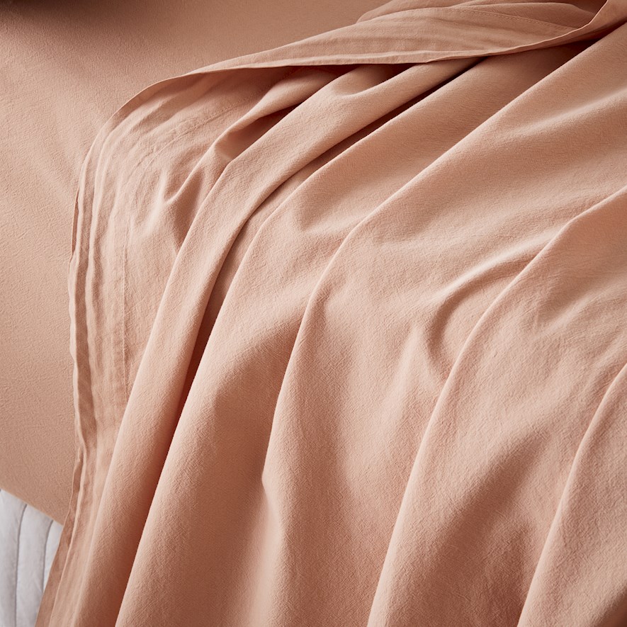 Stonewashed Cotton Sunset Sheet Separates | Adairs