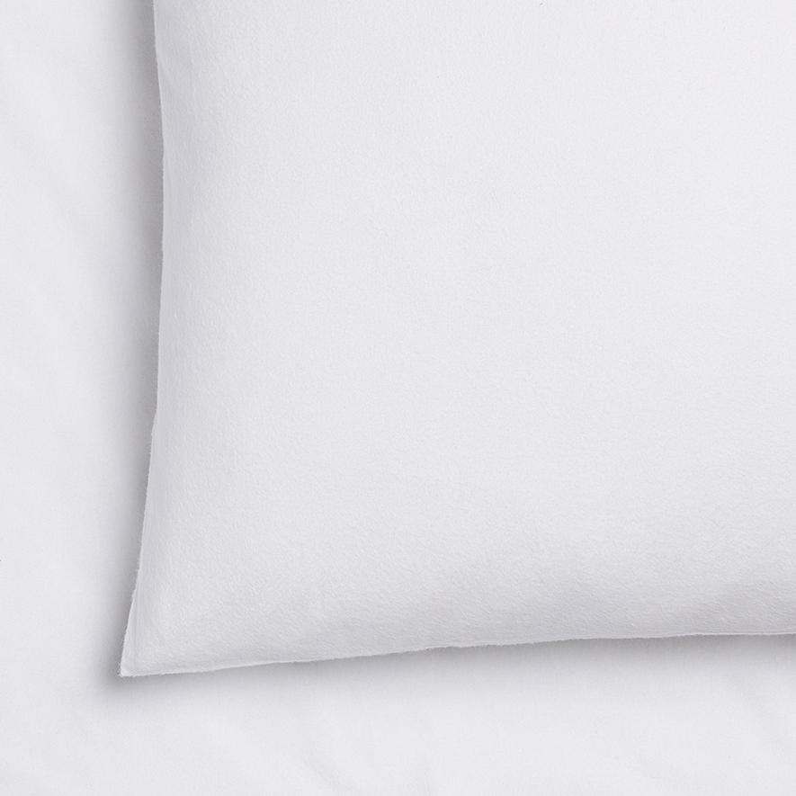 Plain Dyed Flannelette White Sheet Separates | Adairs