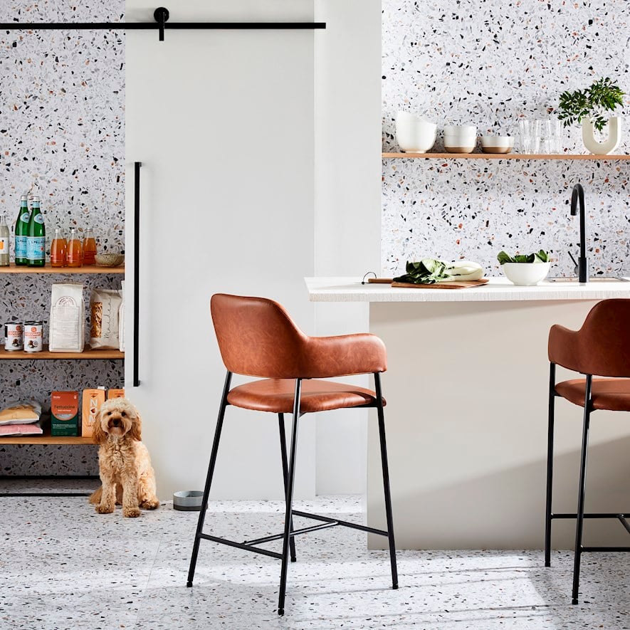 Rhodes Brandy Counter Stool | Adairs