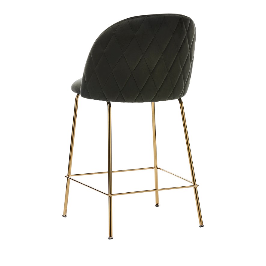Arlo Dining Collection Olive/Gold Counter Stool | Adairs