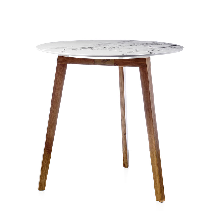 Home Republic - Dane Side Table Marble | Adairs