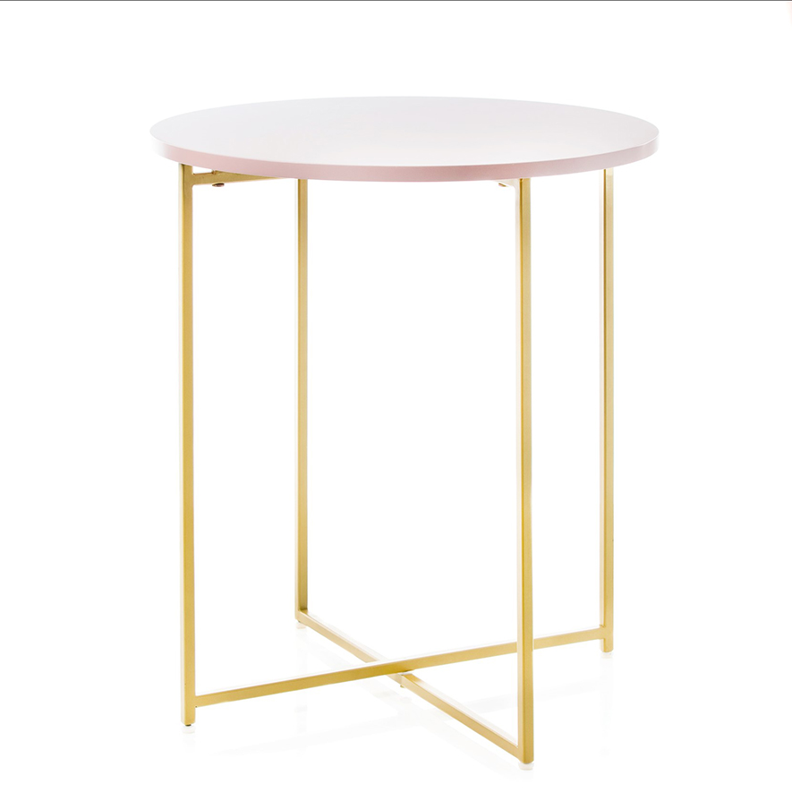 Home Republic - Verona Collection Pink Large Side Table | Adairs