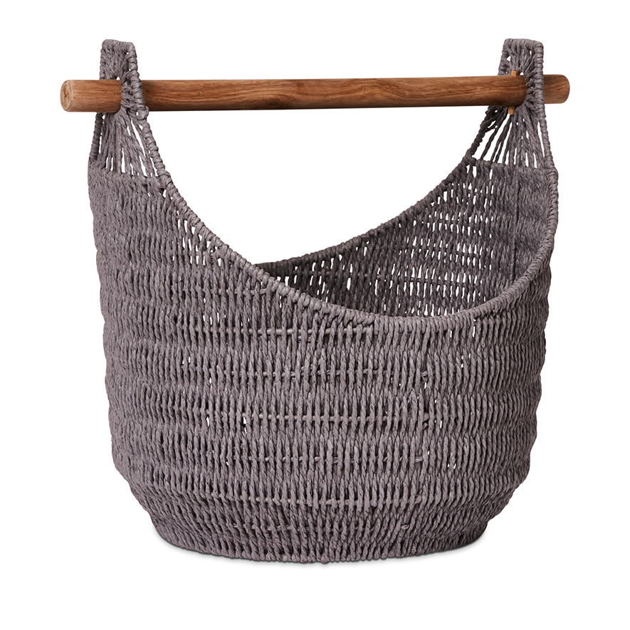 Hamilton Basket Grey | Adairs