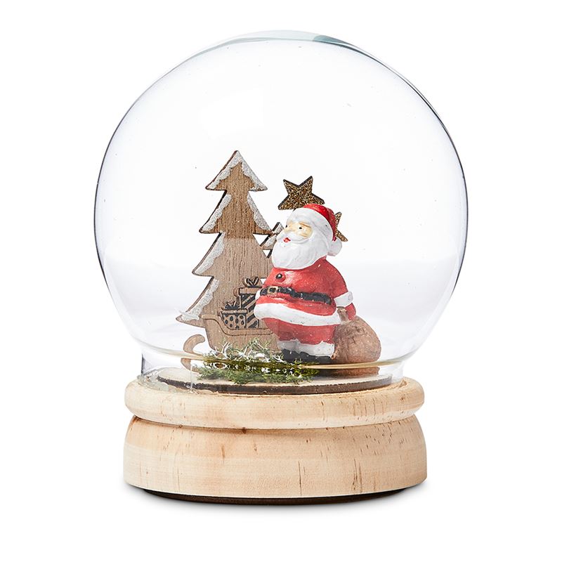 Festive Santa Dome Ornament Adairs