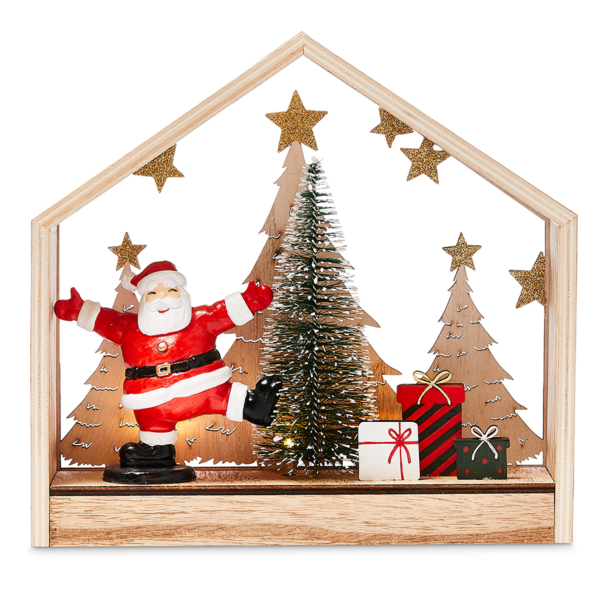Festive Decorative Santa Scene | Adairs
