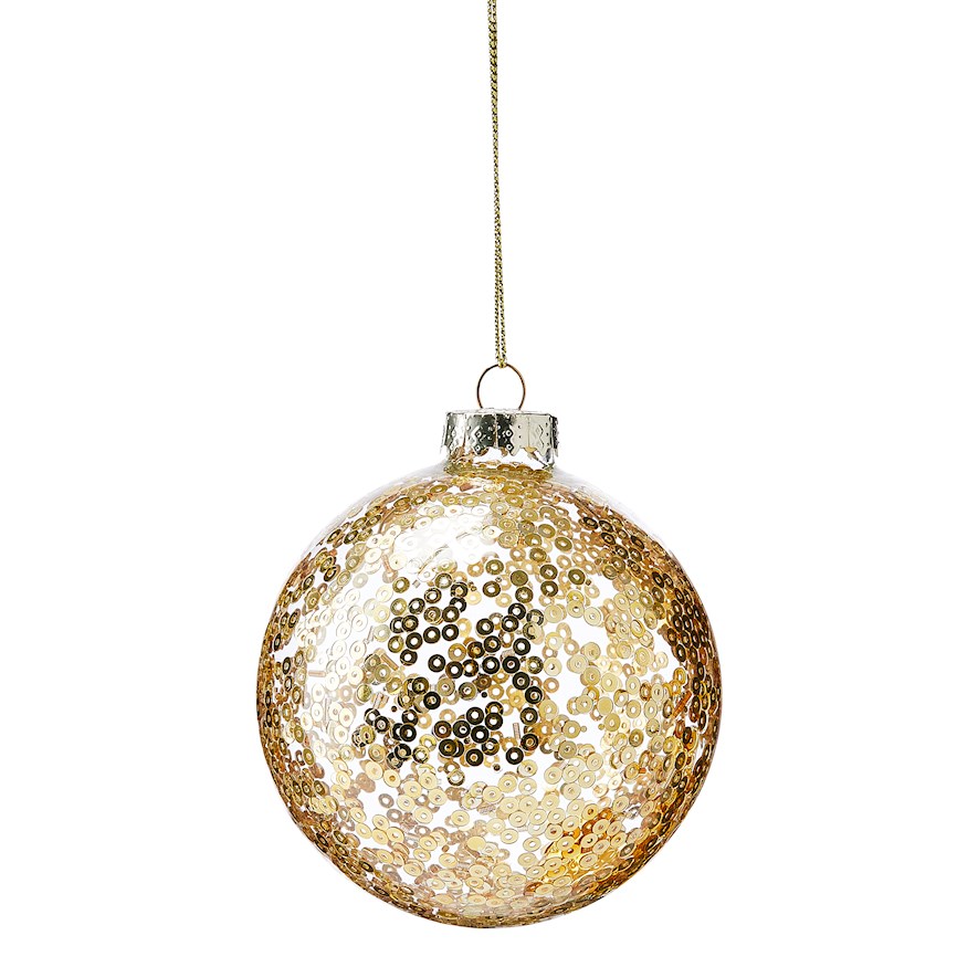 Gold Sequin Bauble | Adairs