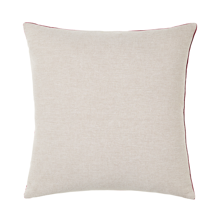 Bombay Velvet Cushion Raspberry | Adairs