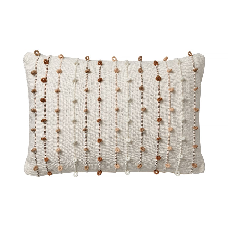Babylon Natural Loop Cushion | Adairs