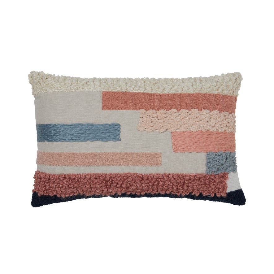 Damascus Pinks & Navy Cushion | Adairs