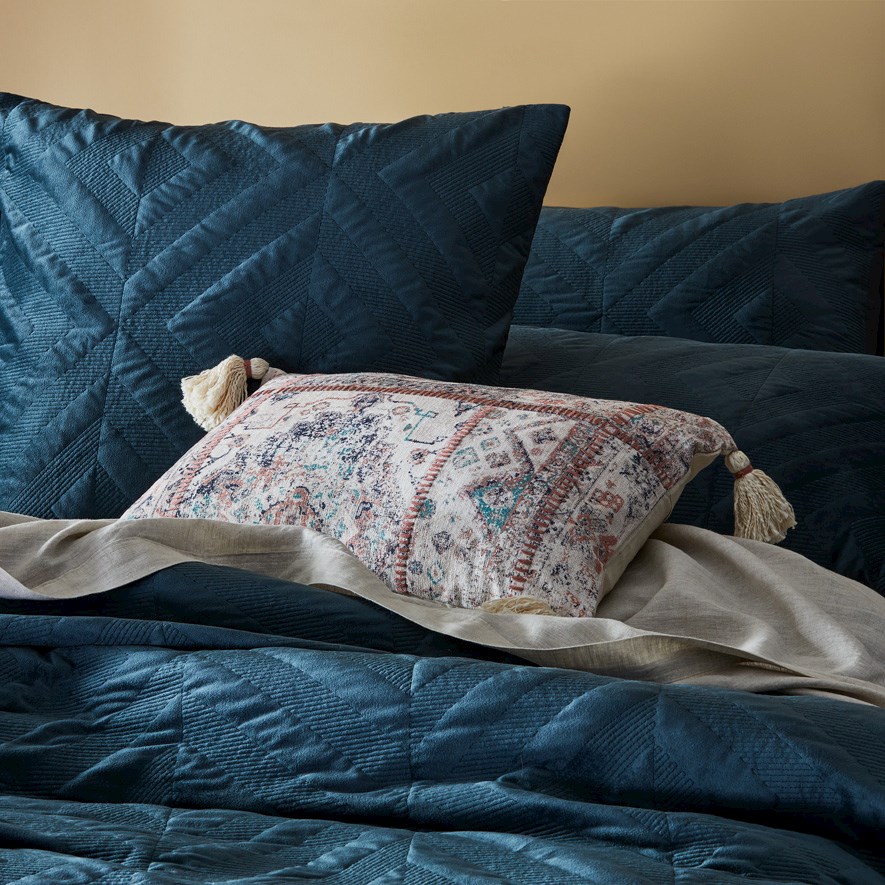 Fletcher White Cushion | Adairs