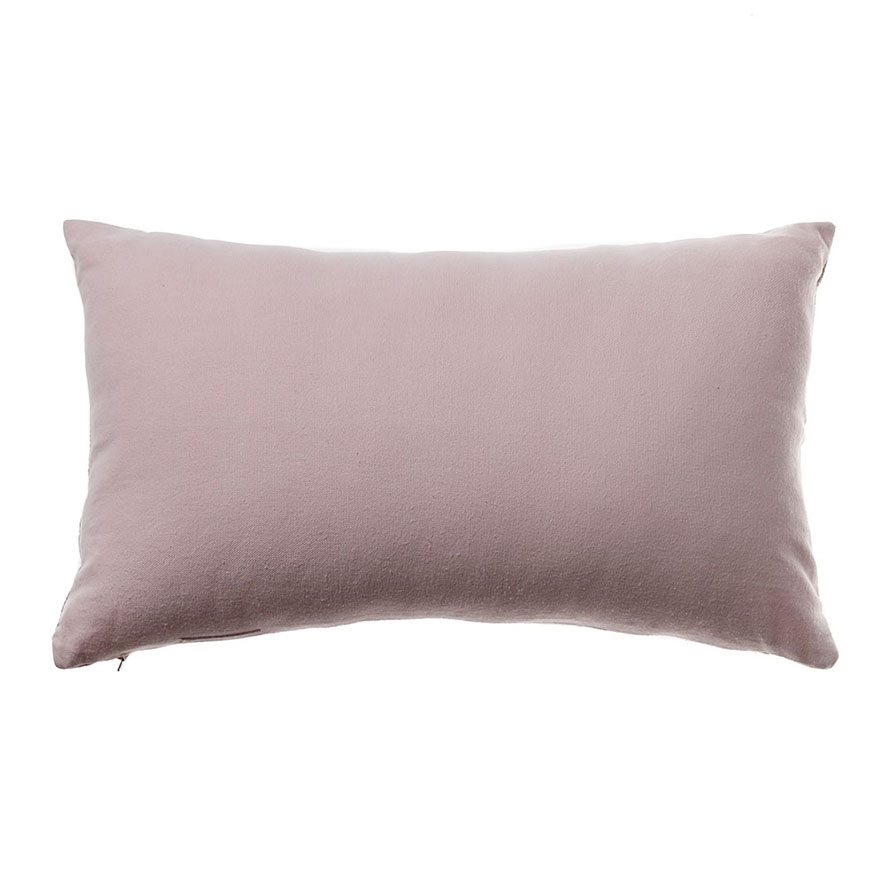 Prism Pink Embroidered Long Cushion | Adairs