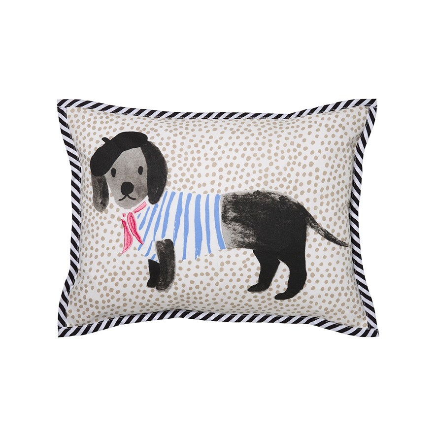 Bonjour Dog Cushion | Adairs