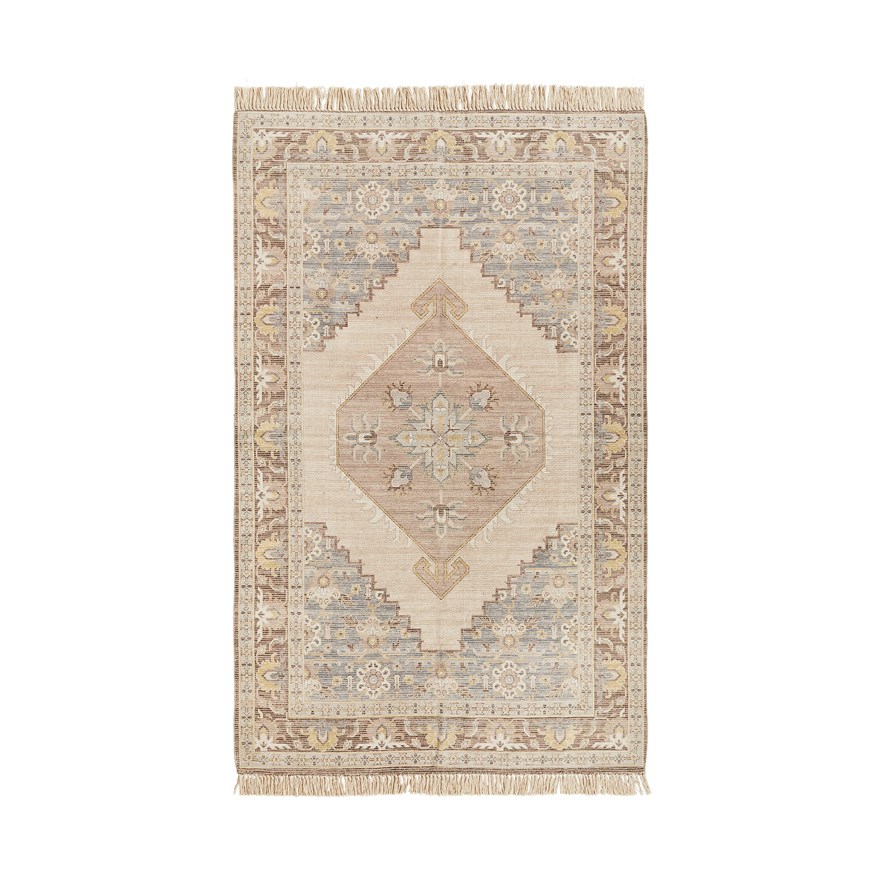 Tivoli Pink & Mustard Kerala Rug | Adairs