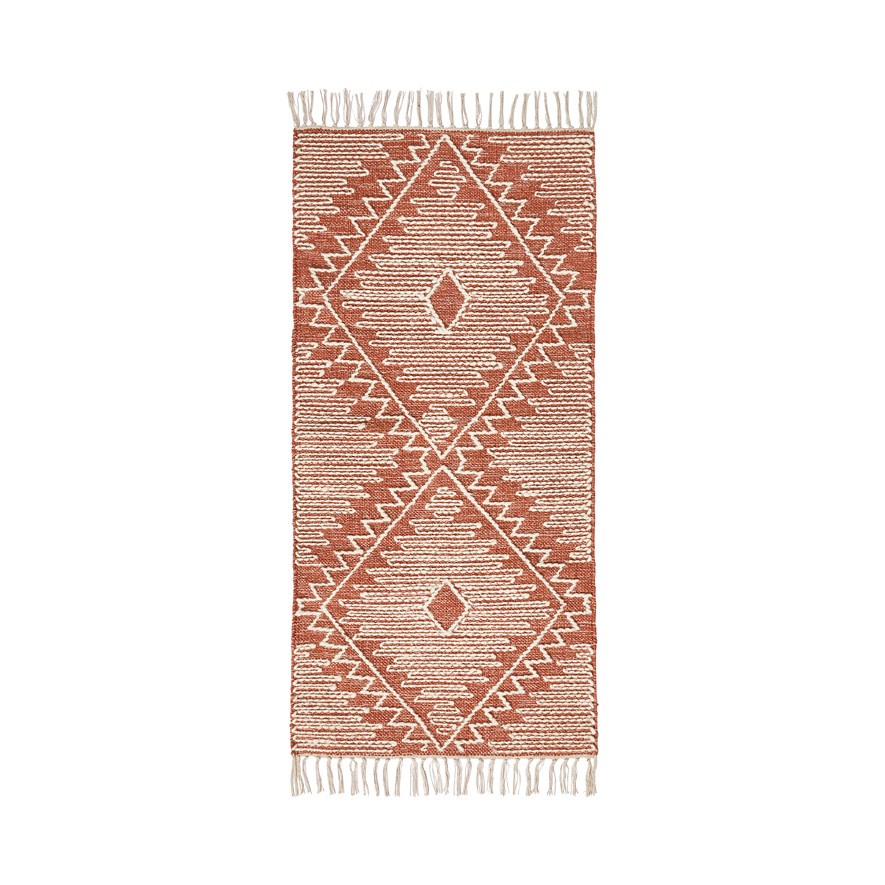 Tierra Rust Small Rug | Adairs