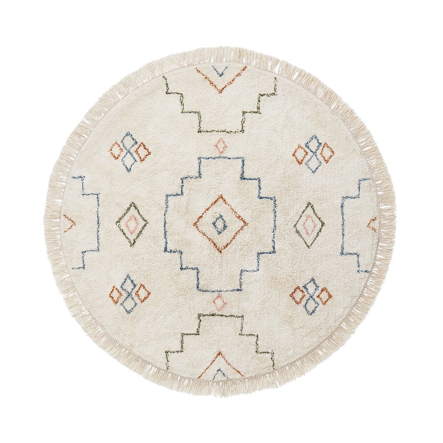 Somersby Aztec Round Rug | Adairs