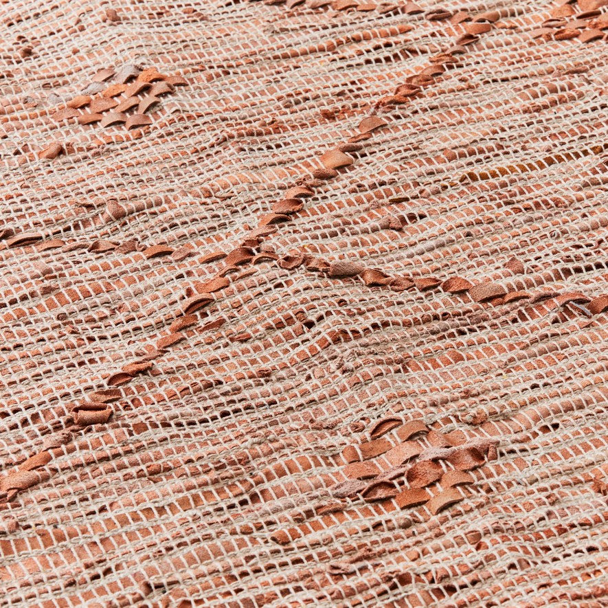 Harlem Terracotta Rug | Adairs