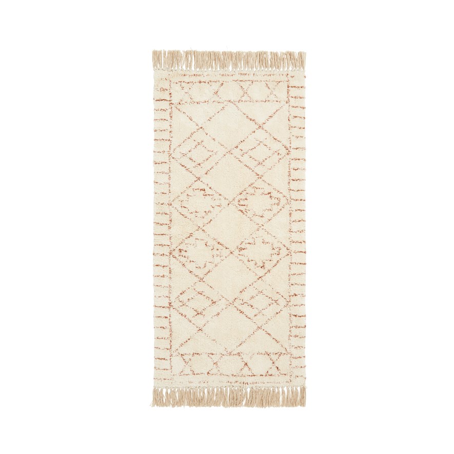 Iowa Natural Caramel Rug Runner | Adairs