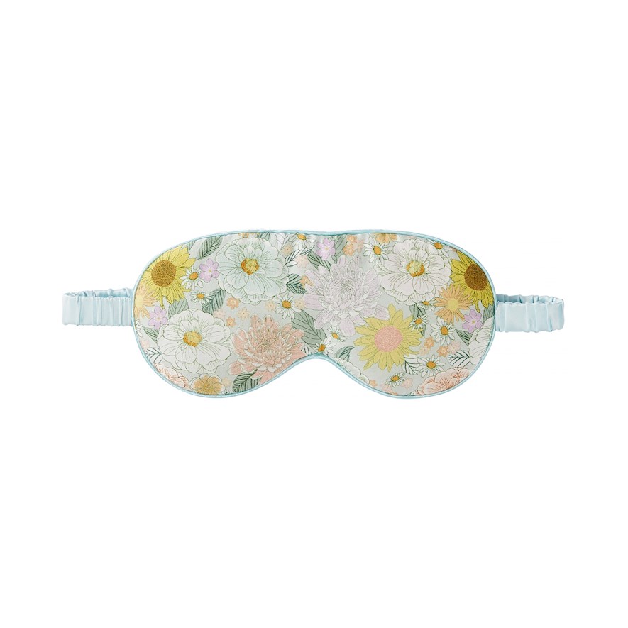 Pure Silk Estelle Floral Eye Mask | Adairs