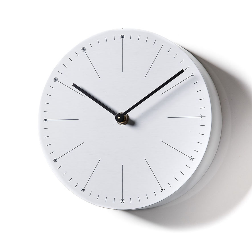 Parker Clock Range 19cm White | Adairs