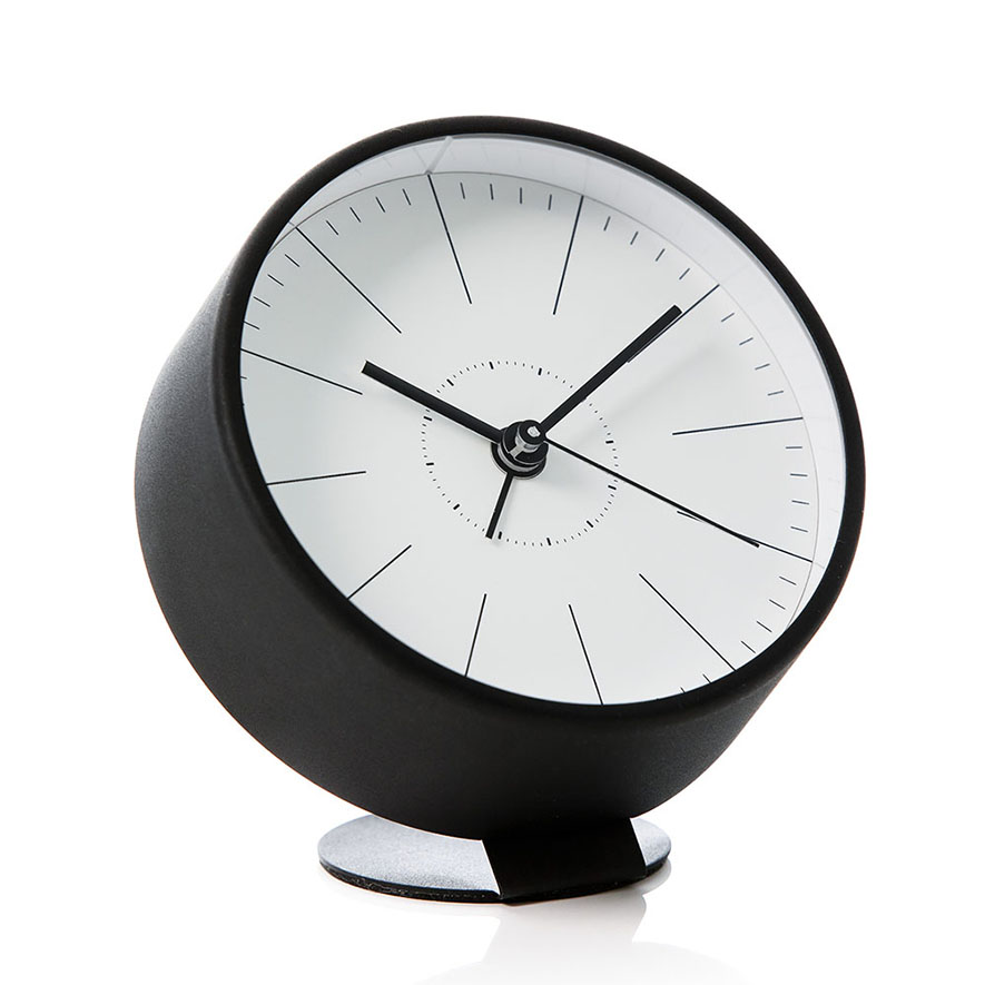Parker Clock 9cm Black | Adairs
