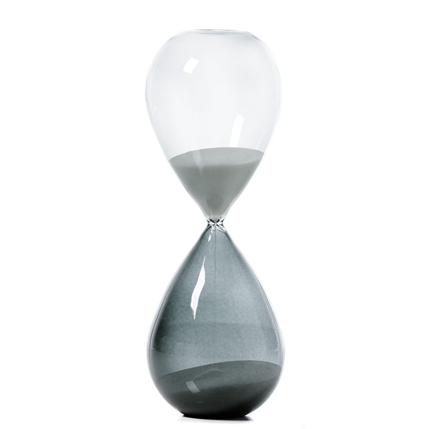 Nitro Sand Glass 30cm Black | Adairs