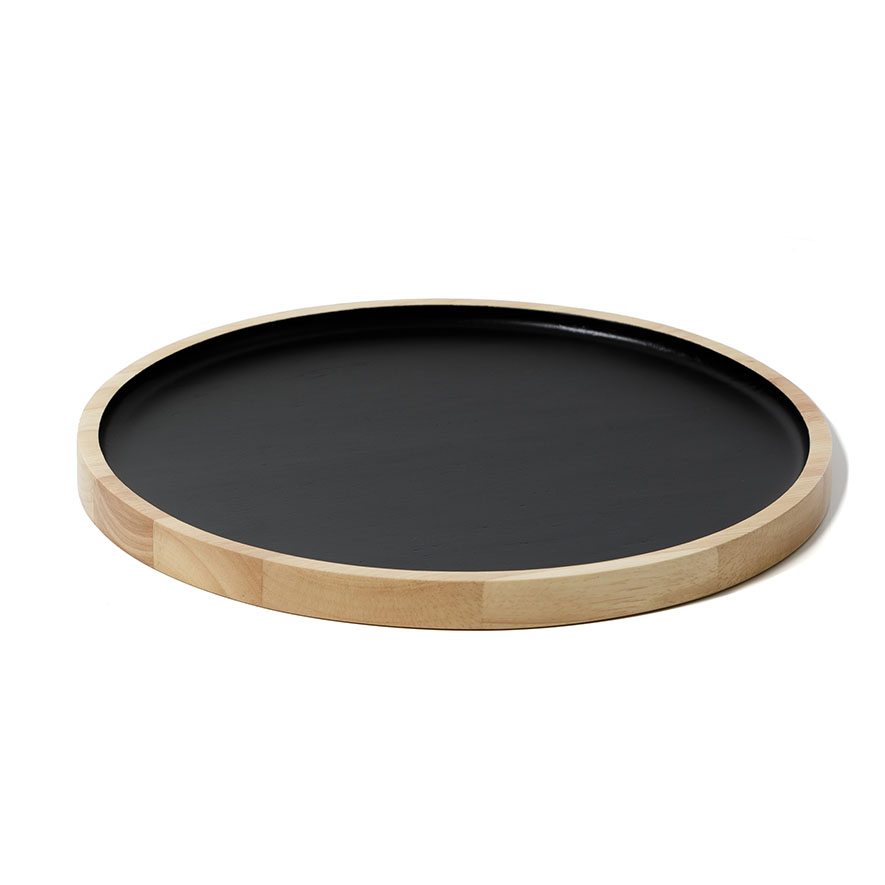 Harbour Collection Black/Natural Tray | Adairs