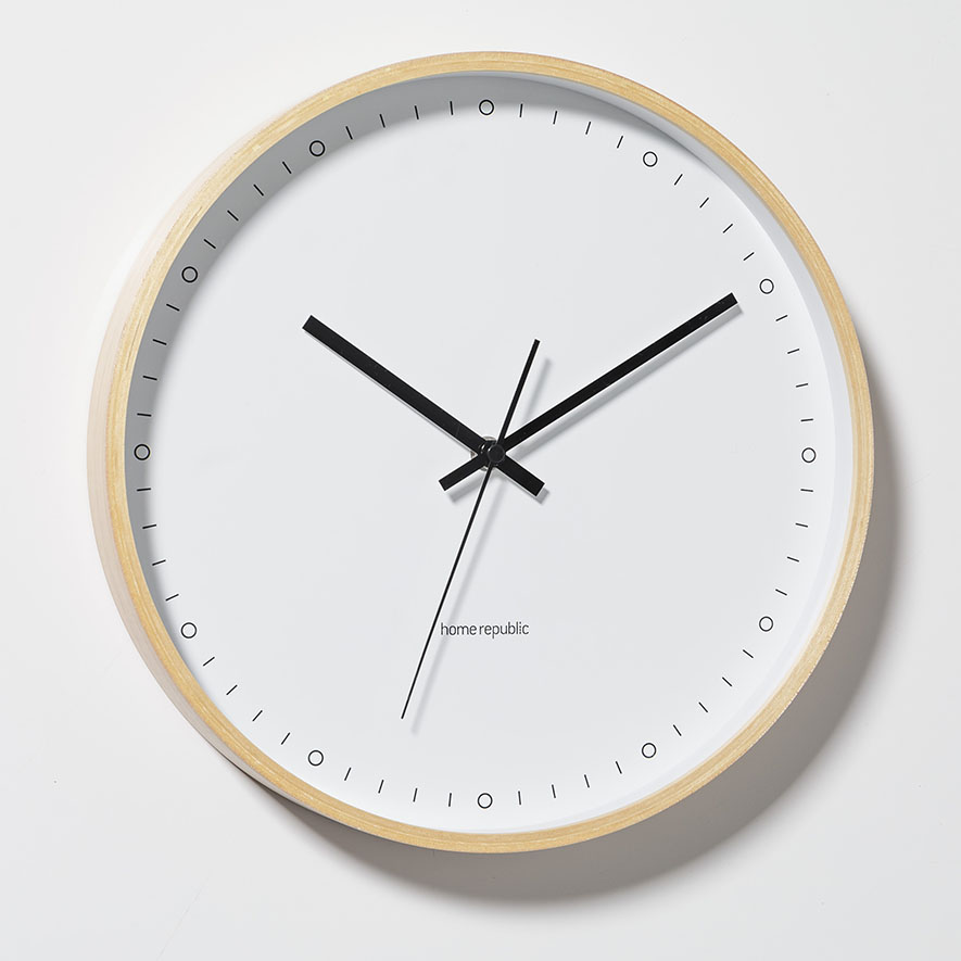 Ascot Clock Birch | Adairs