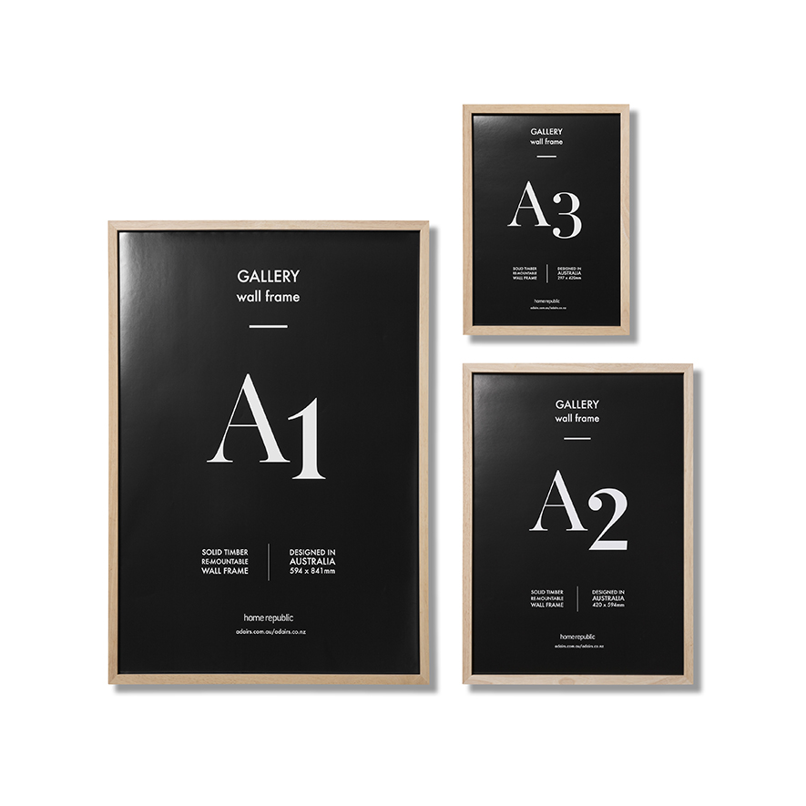Gallery Frame A2 Natural Wall Frame | Adairs