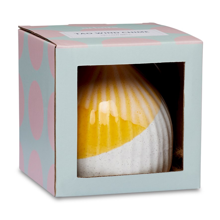 Home Republic - Tao Wind Chime Dia11xH65cm Yellow Bell | Adairs