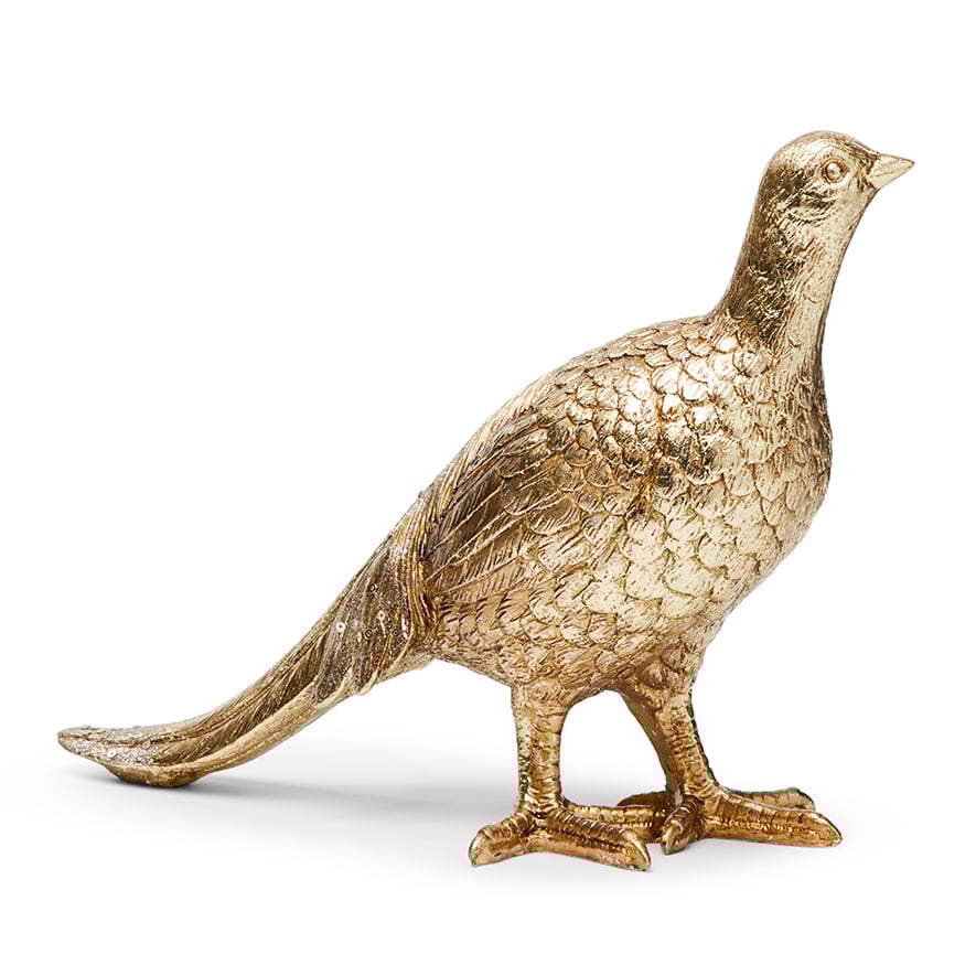 Female Gold Partridge Ornament | Adairs