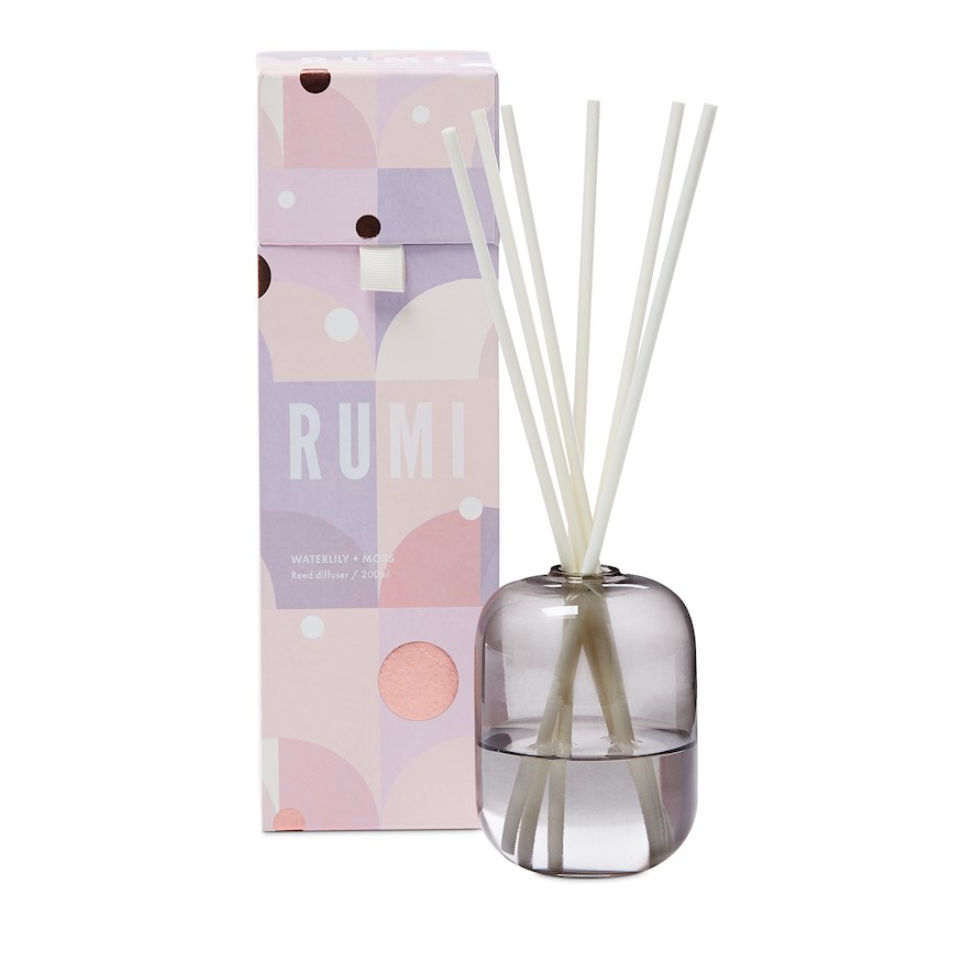 Rumi Home Fragrance 200ml Waterlily & Moss Diffuser | Adairs
