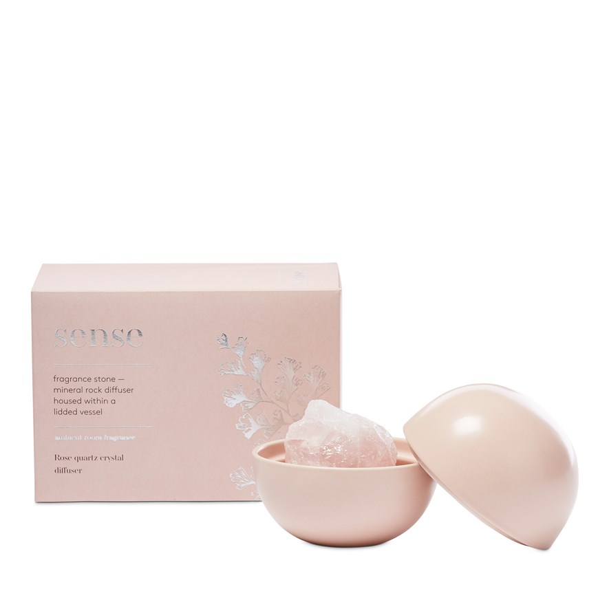 Sense Fragrance Stones Single Rose Quartz Dome Fragrance Stone | Adairs