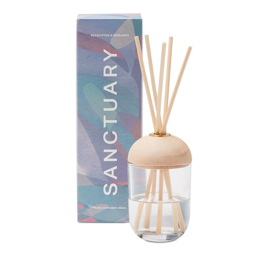 Sanctuary Home Fragrance 200ml Eucalyptus & Bergamot Diffuser | Adairs