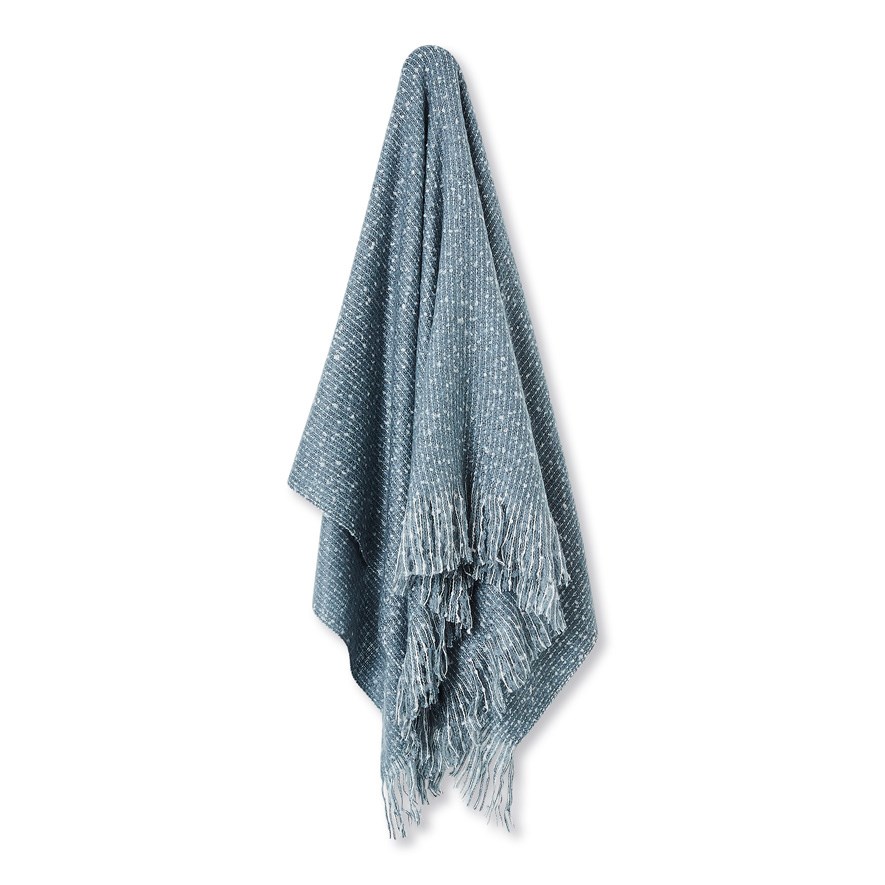OLT Cliff Throw 130x170cm Blue | Adairs