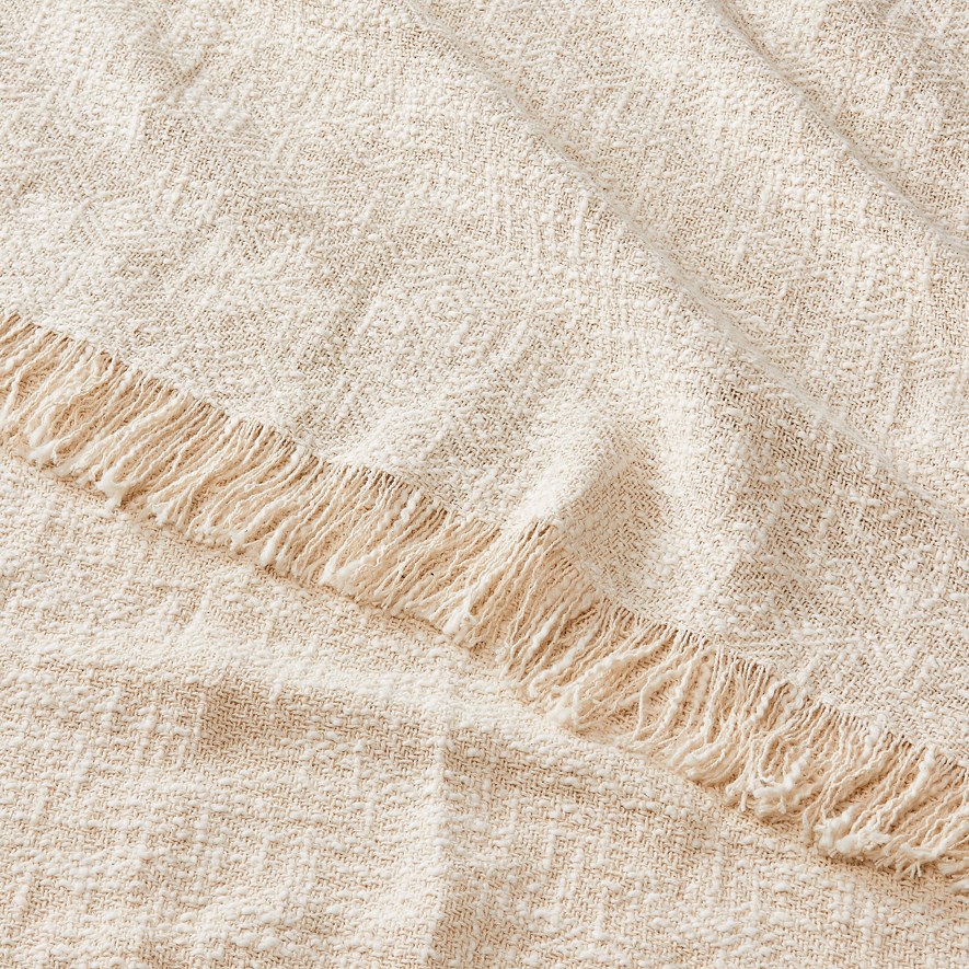 Soho Natural Throw | Adairs