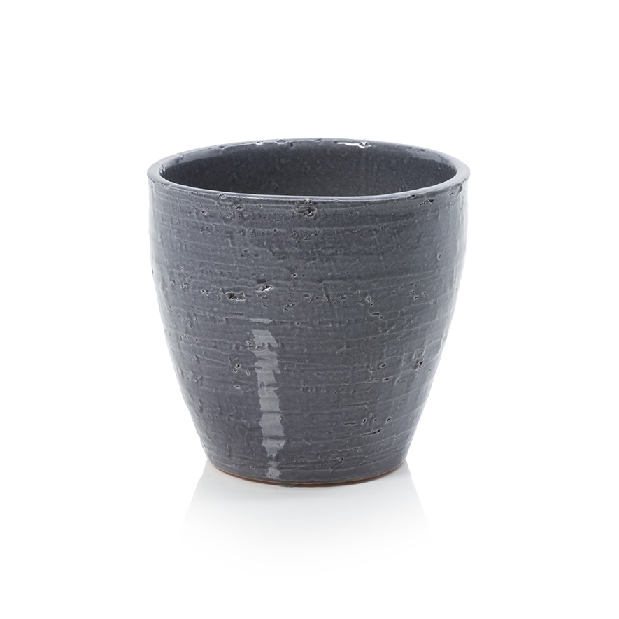 Catina Pot Graphite | Adairs