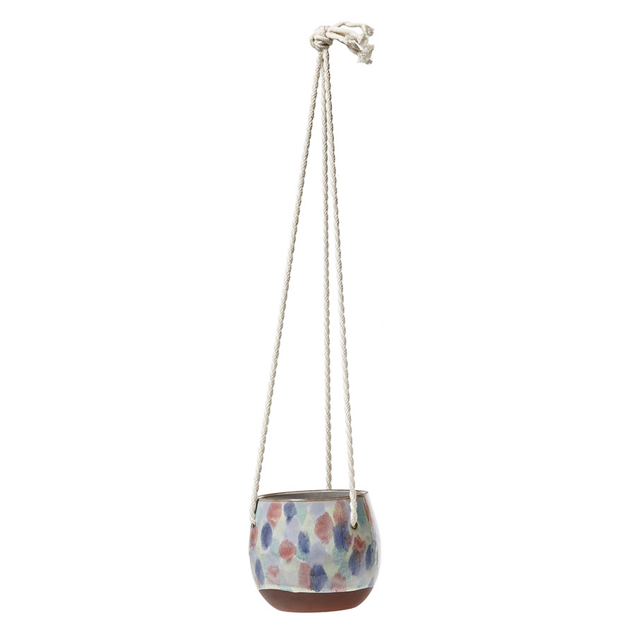 Oasis Pot Large Hanging Multi | Adairs