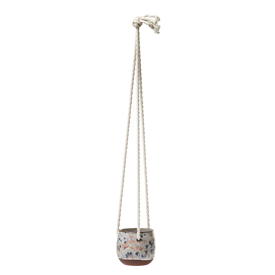 Oasis Pot Small Hanging Multi | Adairs