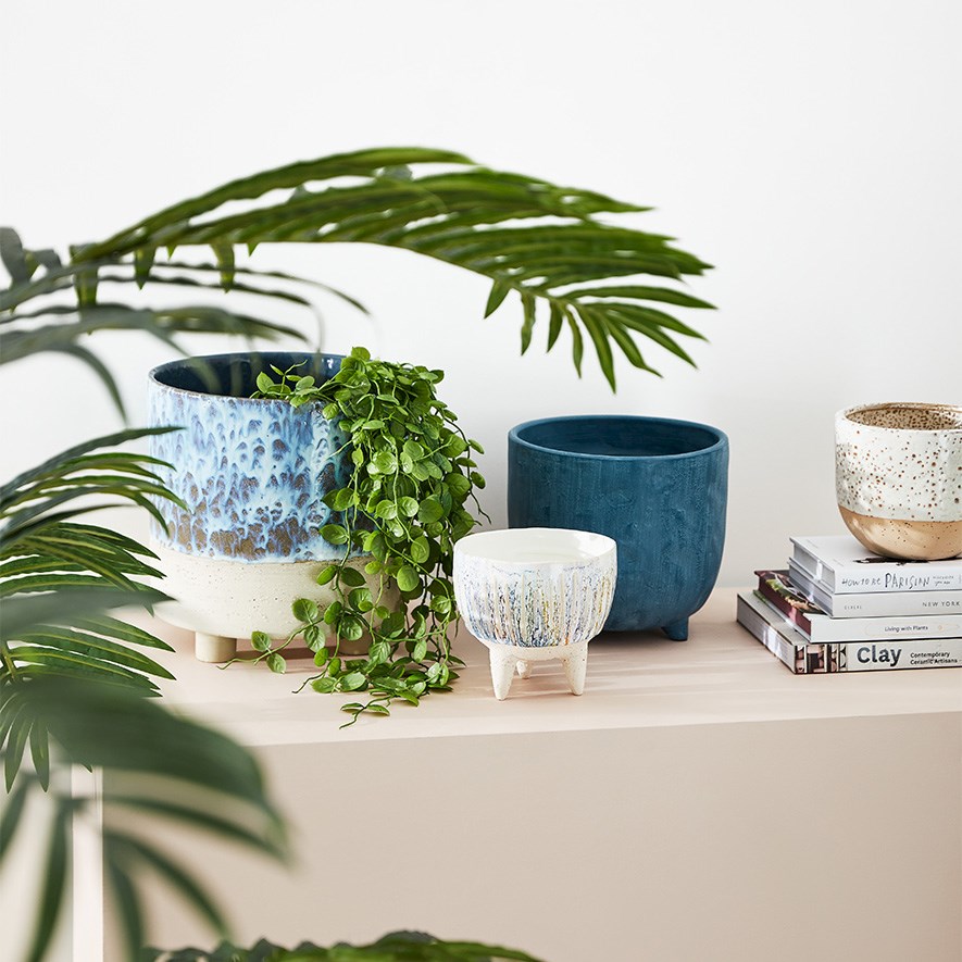 Tribeca Denim Pot | Adairs