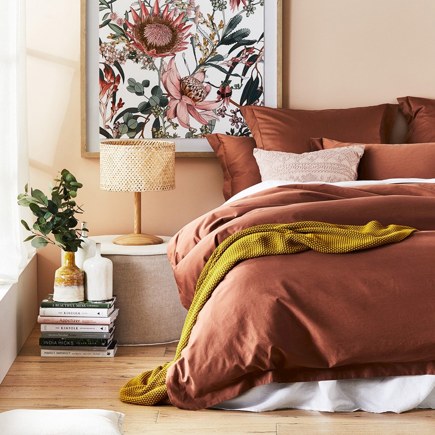 Marsalis Saffron Medium Vase | Adairs