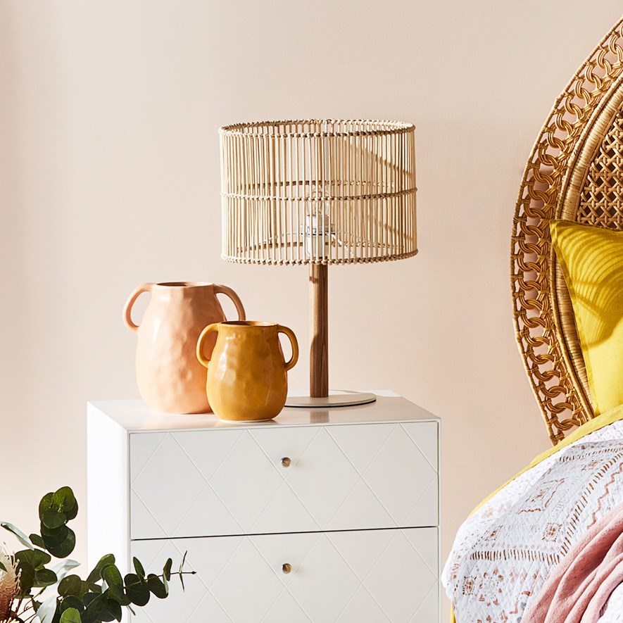 Desert Rose Mustard Small Vase | Adairs