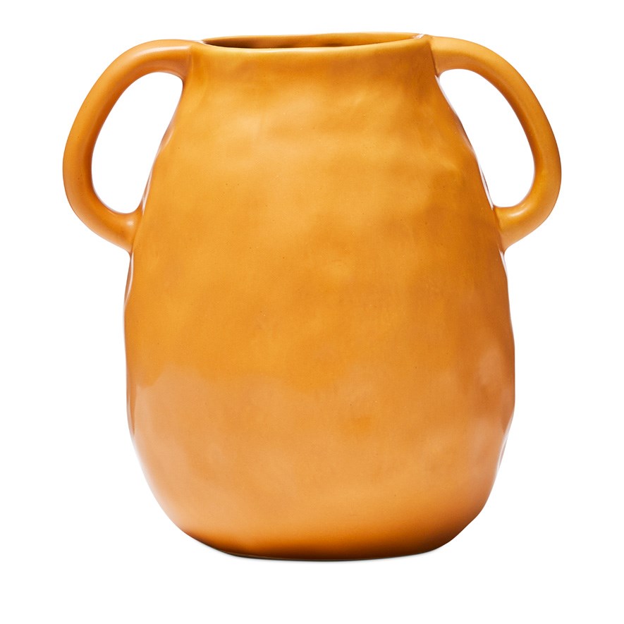Desert Rose Mustard Large Vase | Adairs