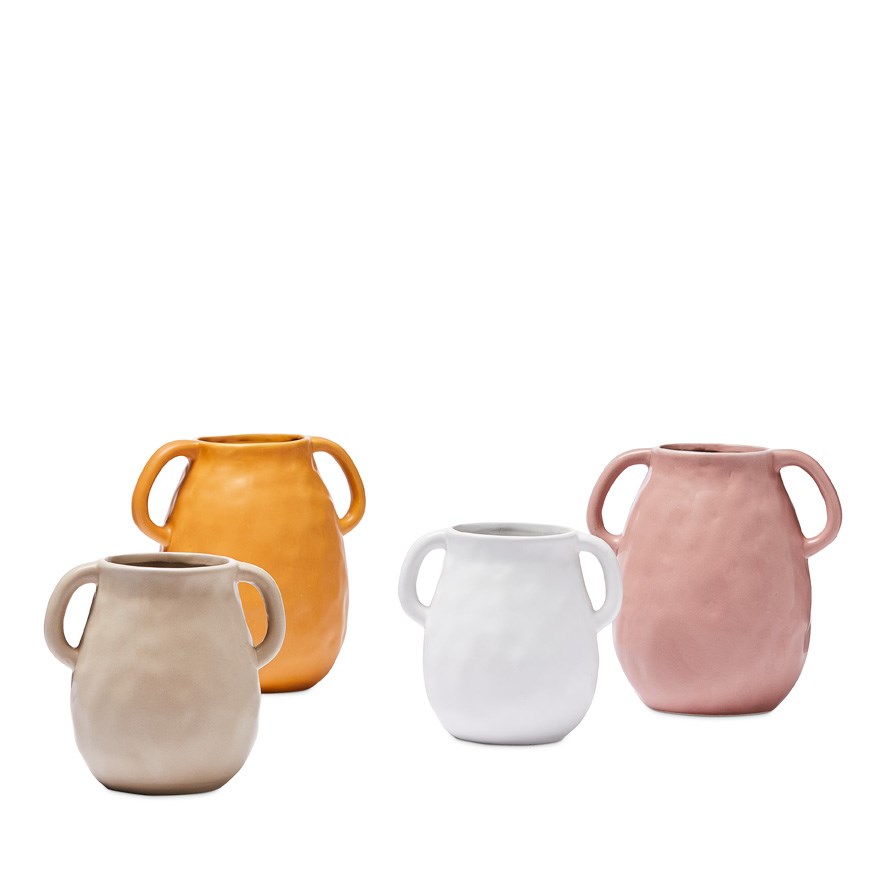 Desert Rose Mustard Large Vase | Adairs