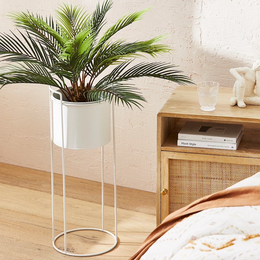 Home Republic - Santana White Plant Stand | Adairs