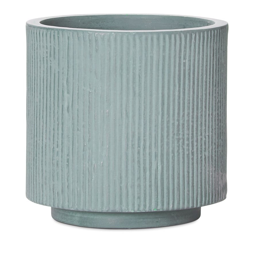 Home Republic - Pleat Light Blue Pot | Adairs