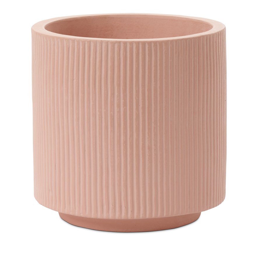 Home Republic - Pleat Light Pink Pot | Adairs
