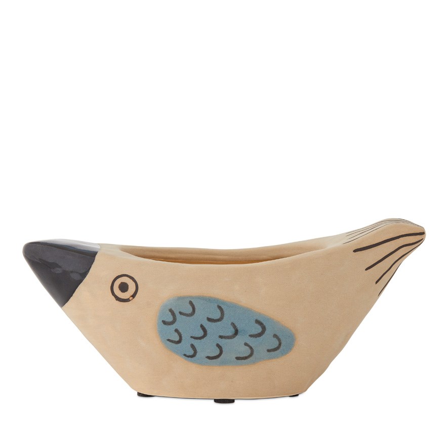Woodland Bird Pot | Adairs