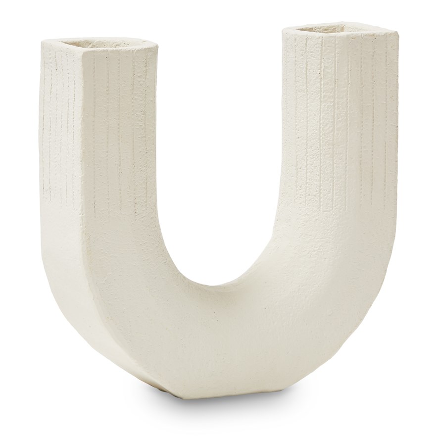 Alora Cream Vase | Adairs