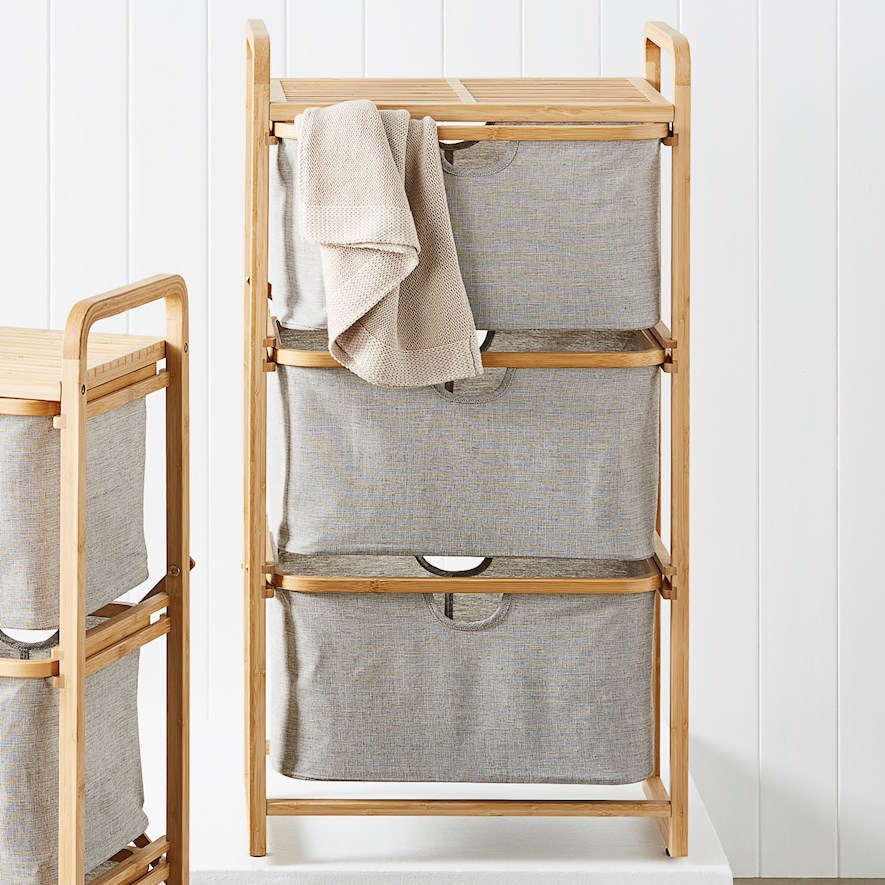 Hutton Storage Range Large Coal Shelving Unit | Adairs